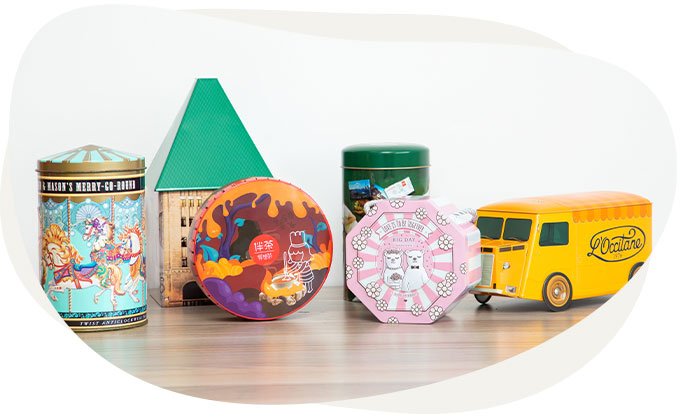 All tins based on shape - tdtin